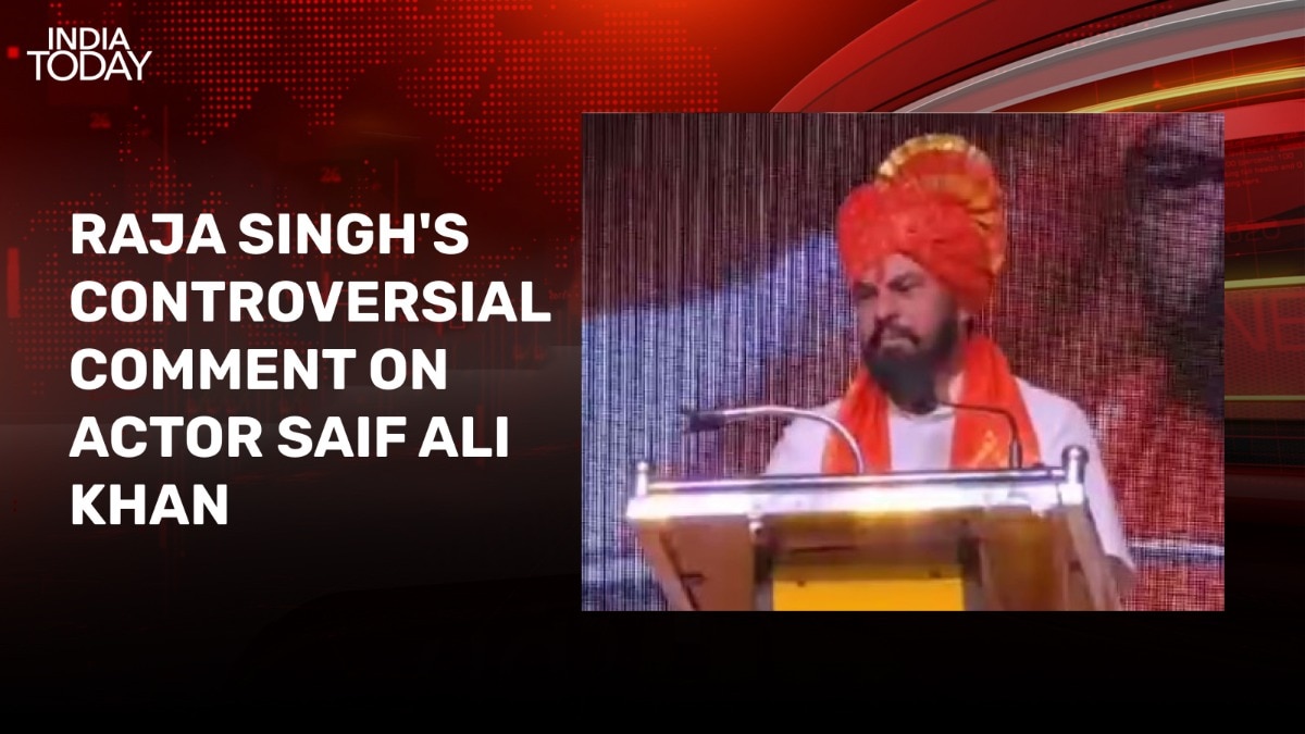 BJP leader Raja Singh makes controversial comment on Saif Ali Khan