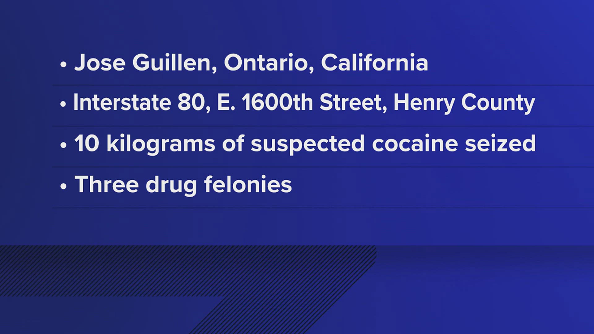 More than 10,000 grams of cocaine seized during traffic stop on I-80 ...