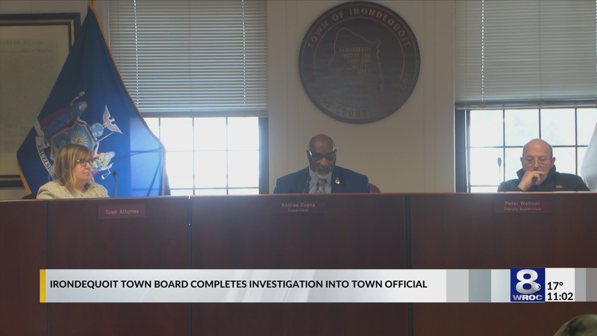 Irondequoit Town Board completes investigation into town official