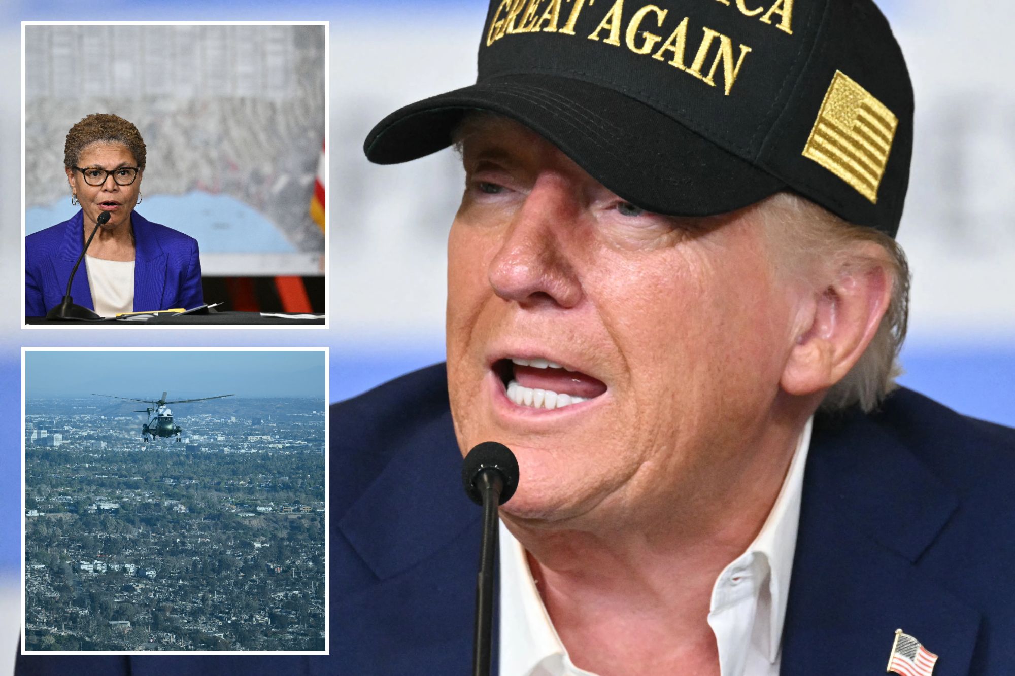 Trump rips LA Mayor Karen Bass at wildfire briefing: ‘You have ...
