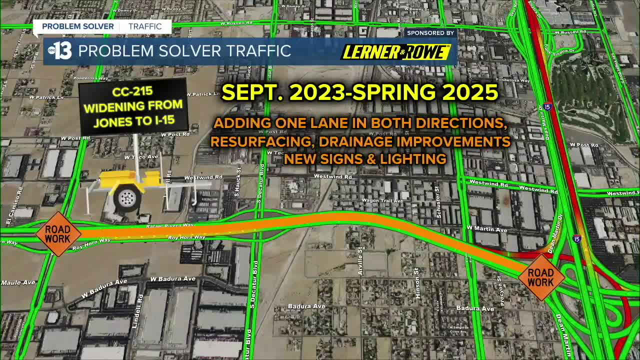 Traffic troubles give drivers headaches as 215 widening project ... Traffic troubles give drivers headaches as 215 widening project ...