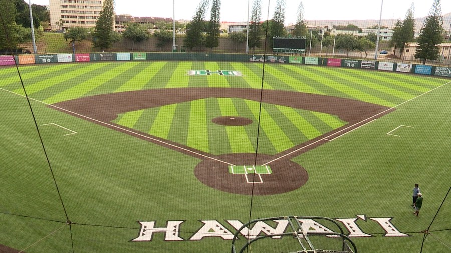 Hawaii Baseball’s new turf ready for the season