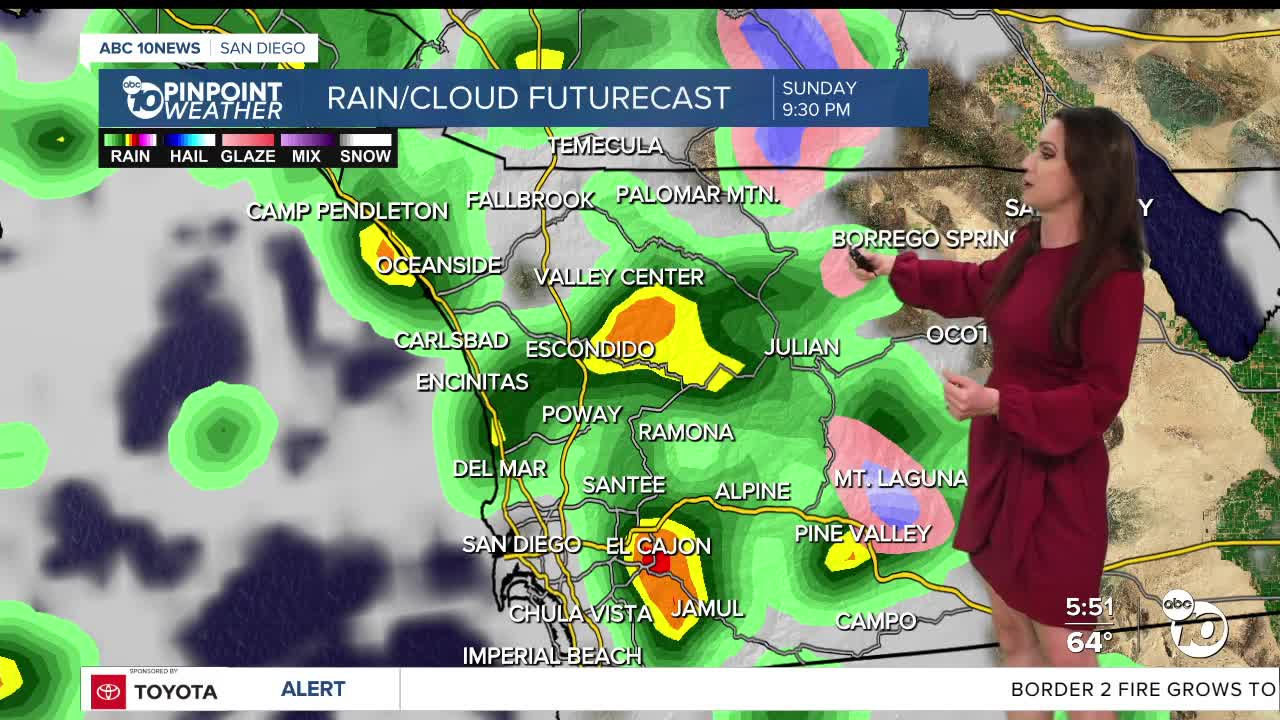 ABC 10News Pinpoint Weather with Meteorologist Megan Parry