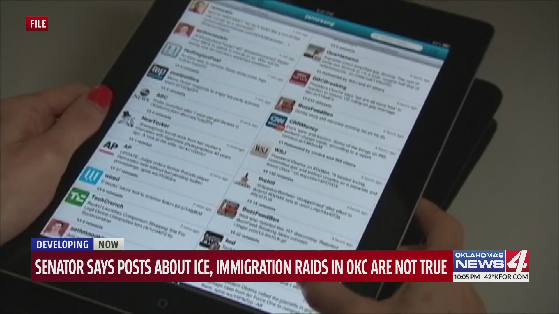 Senator says posts about ICE, Immigration raids in OKC are not true
