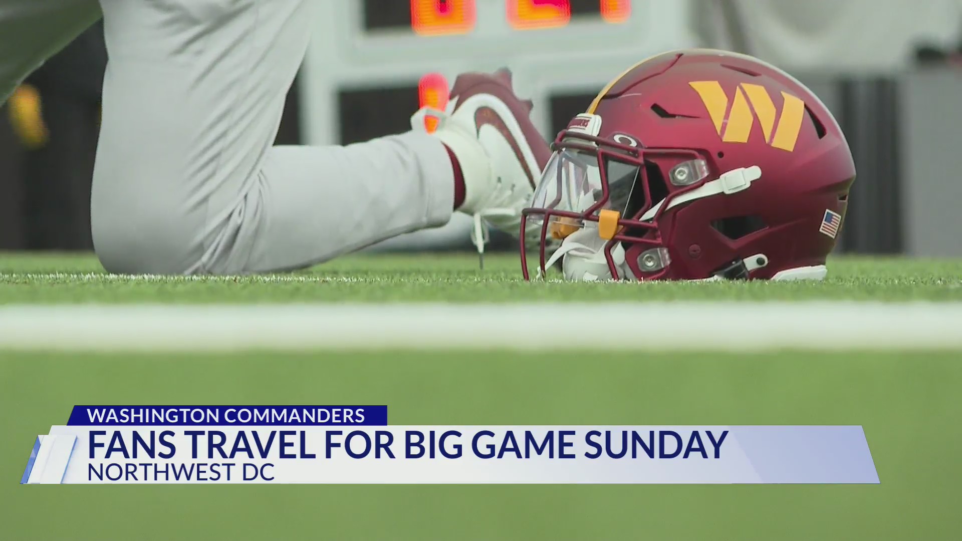 Commanders fans travel for big game Sunday