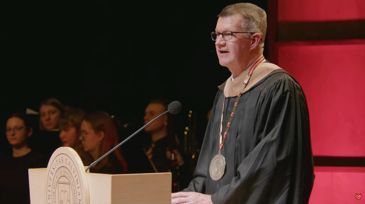 Greg Elzinga sworn in as Calvin University's 13th president