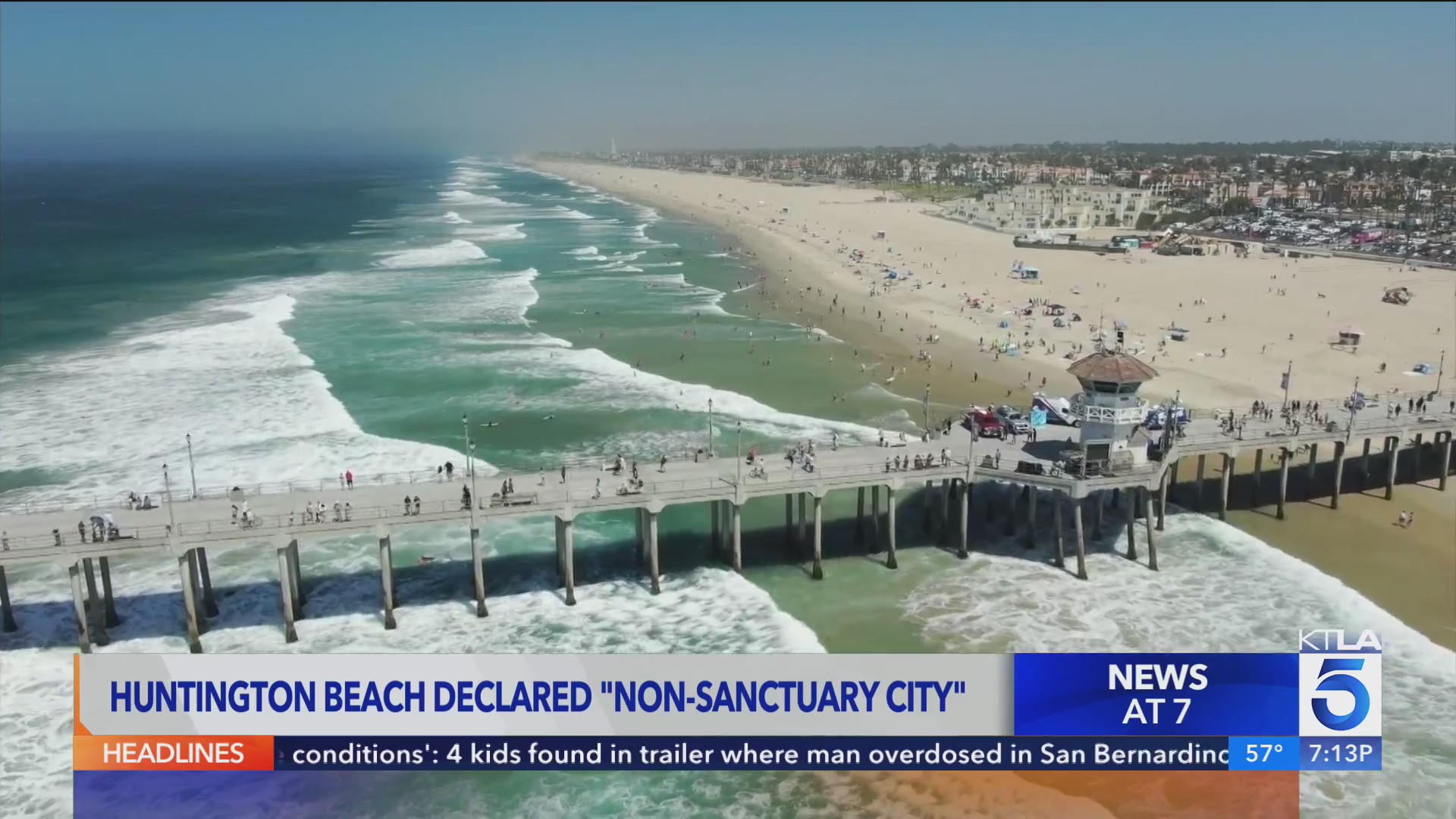 Huntington Beach declares itself a "non-sanctuary city"
