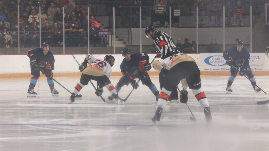 Stormont Vail Events Center packed for the return of ice hockey in Topeka