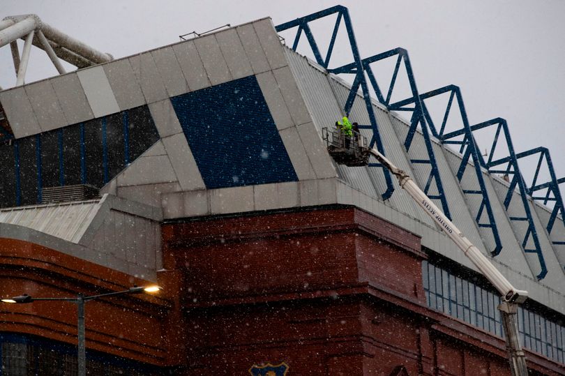 Rangers ramp up Ibrox repair mission after Storm Eowyn carnage as work ...