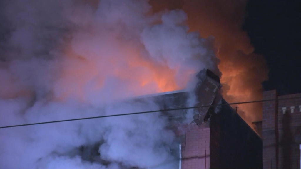 Fire rages through rowhome in Philadelphia's Brewerytown overnight