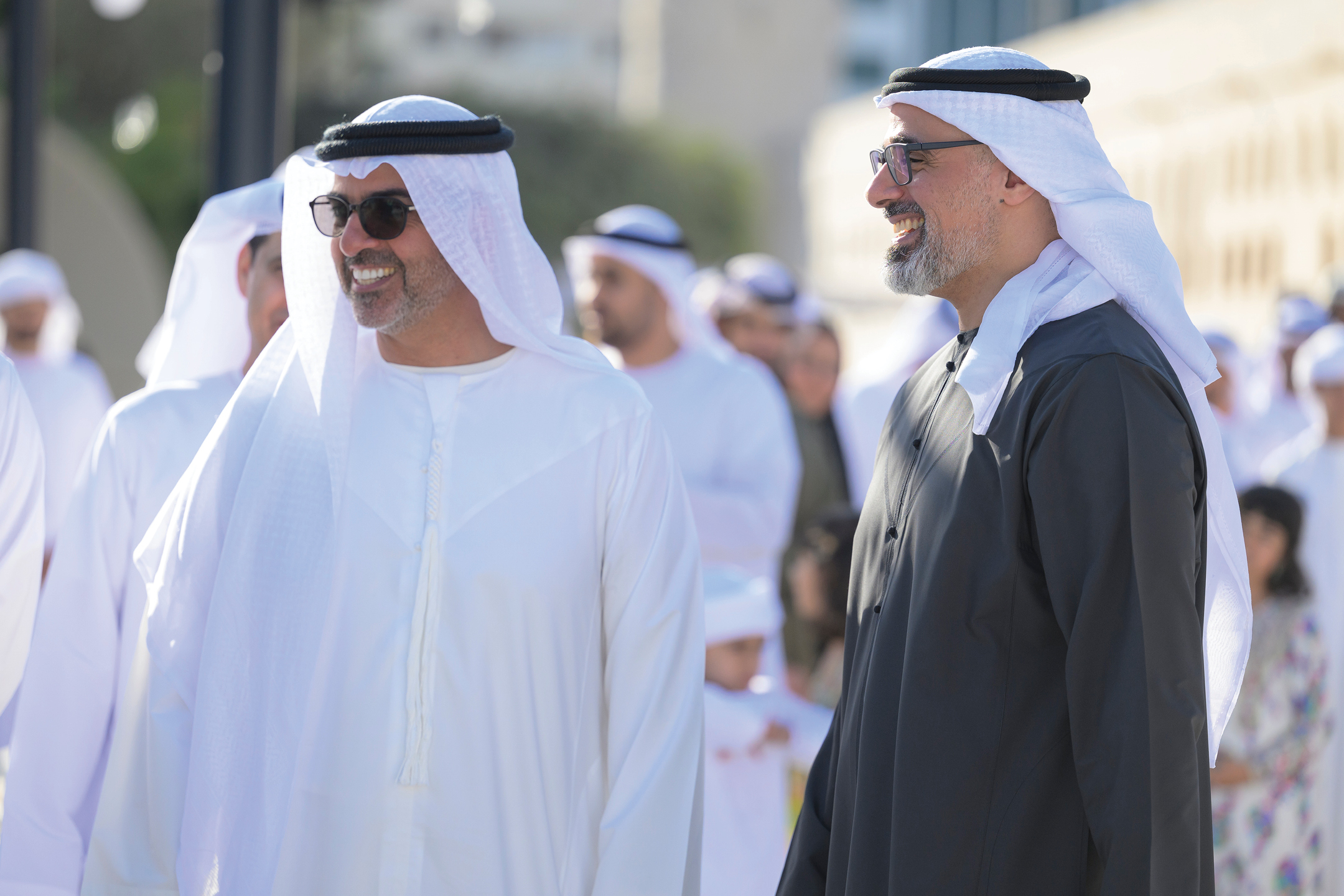 Khaled bin Mohamed bin Zayed visits Al Hosn Festival