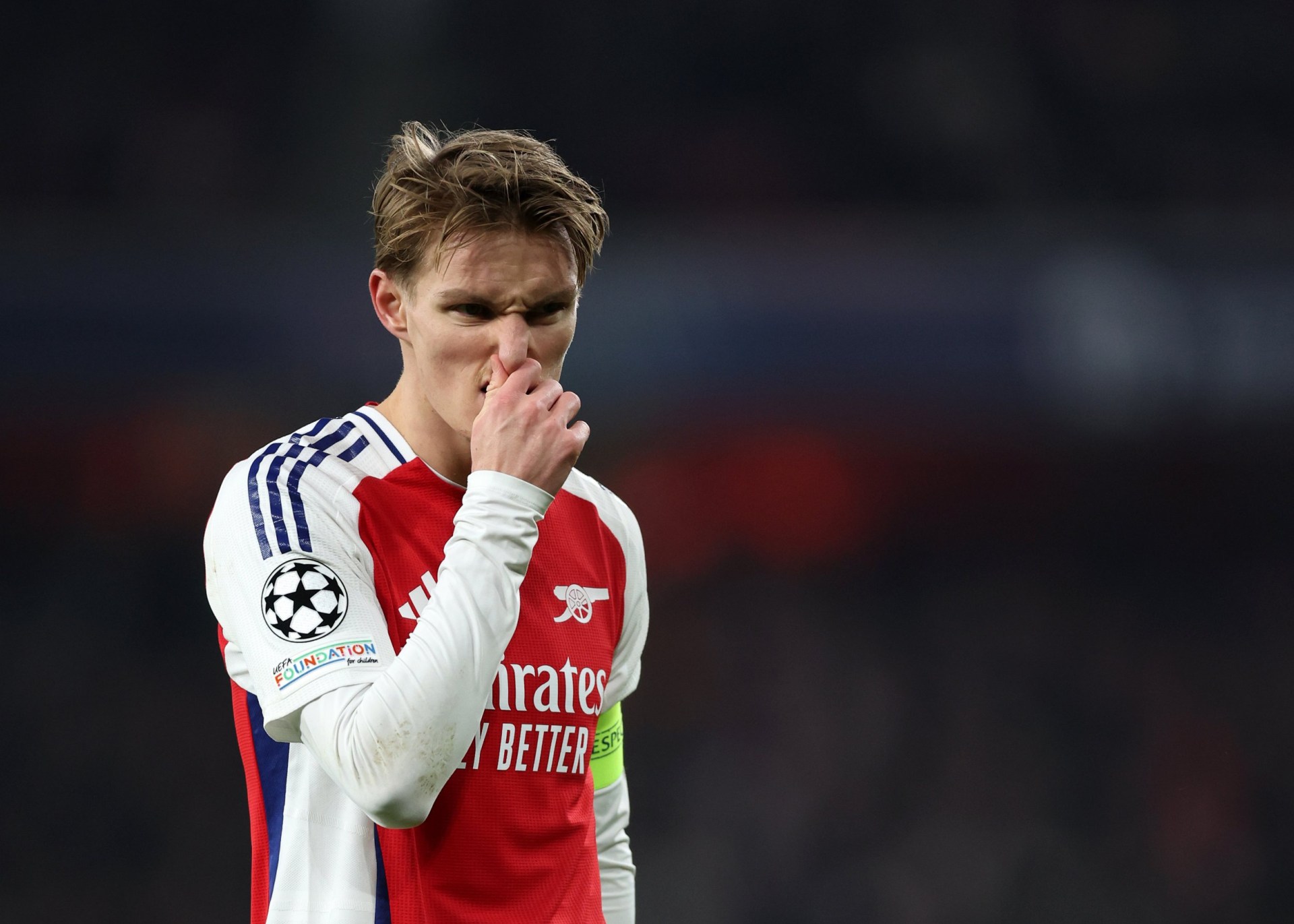 Why Martin Odegaard misses Arsenal's game against Wolves