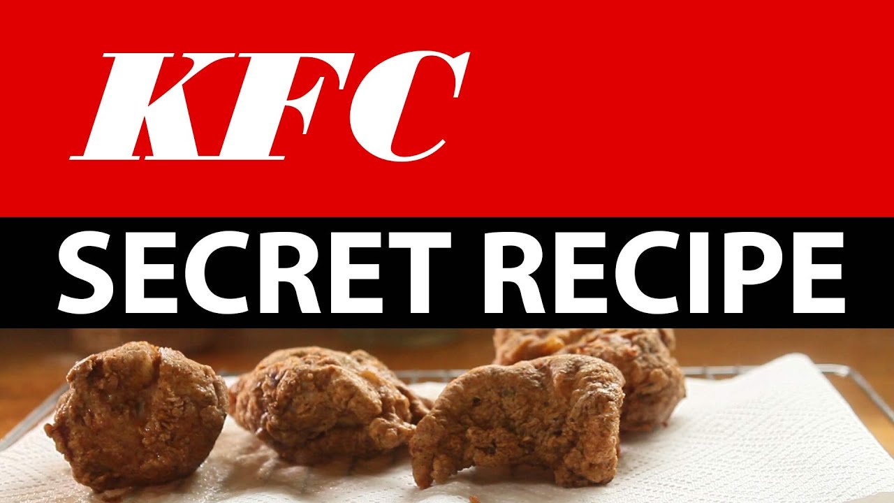 KFC Secret recipe accidentally revealed! Watch how to make it!