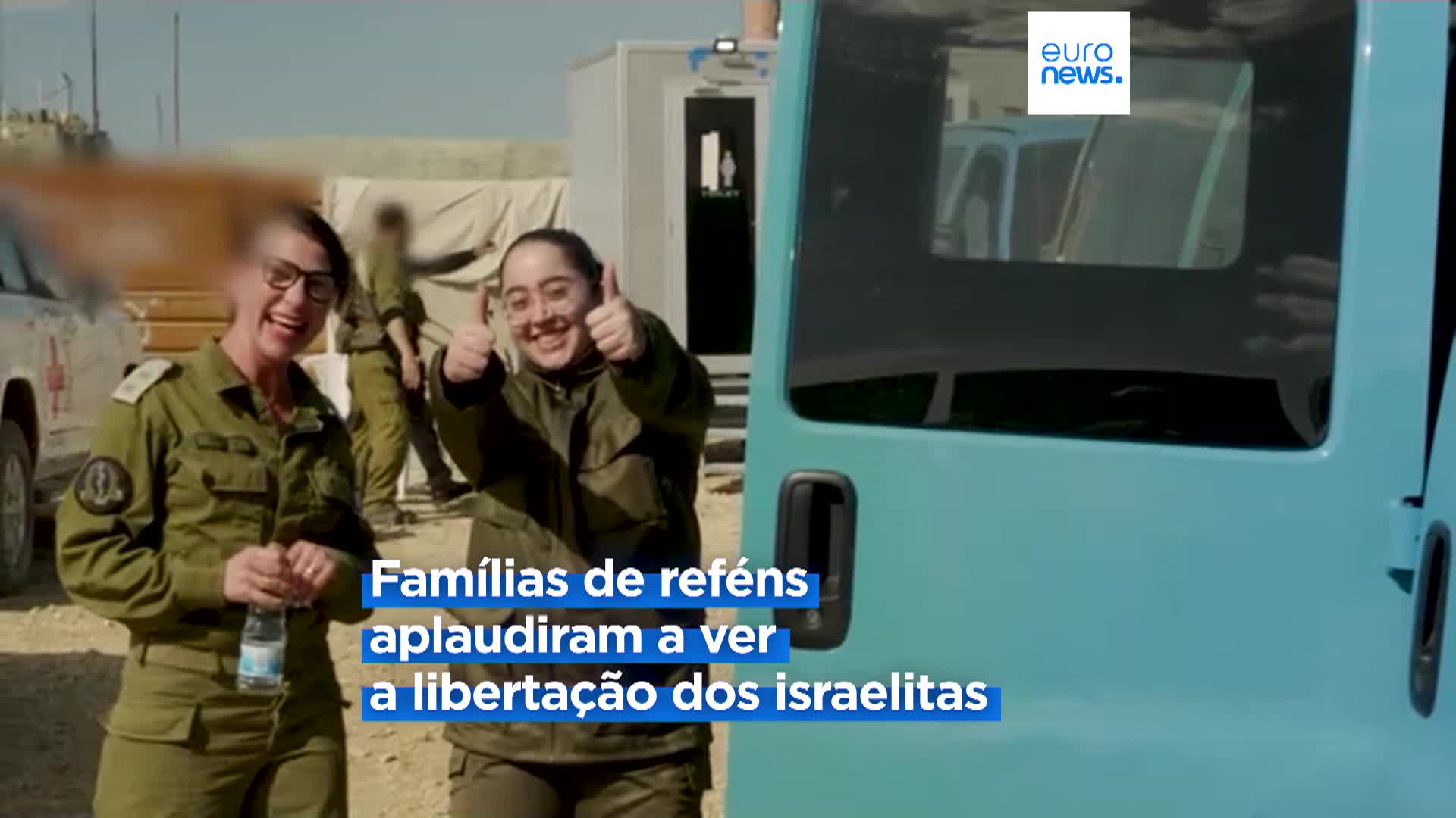 Quatro reféns libertadas pelo Hamas regressam a Israel. Duzentos ...