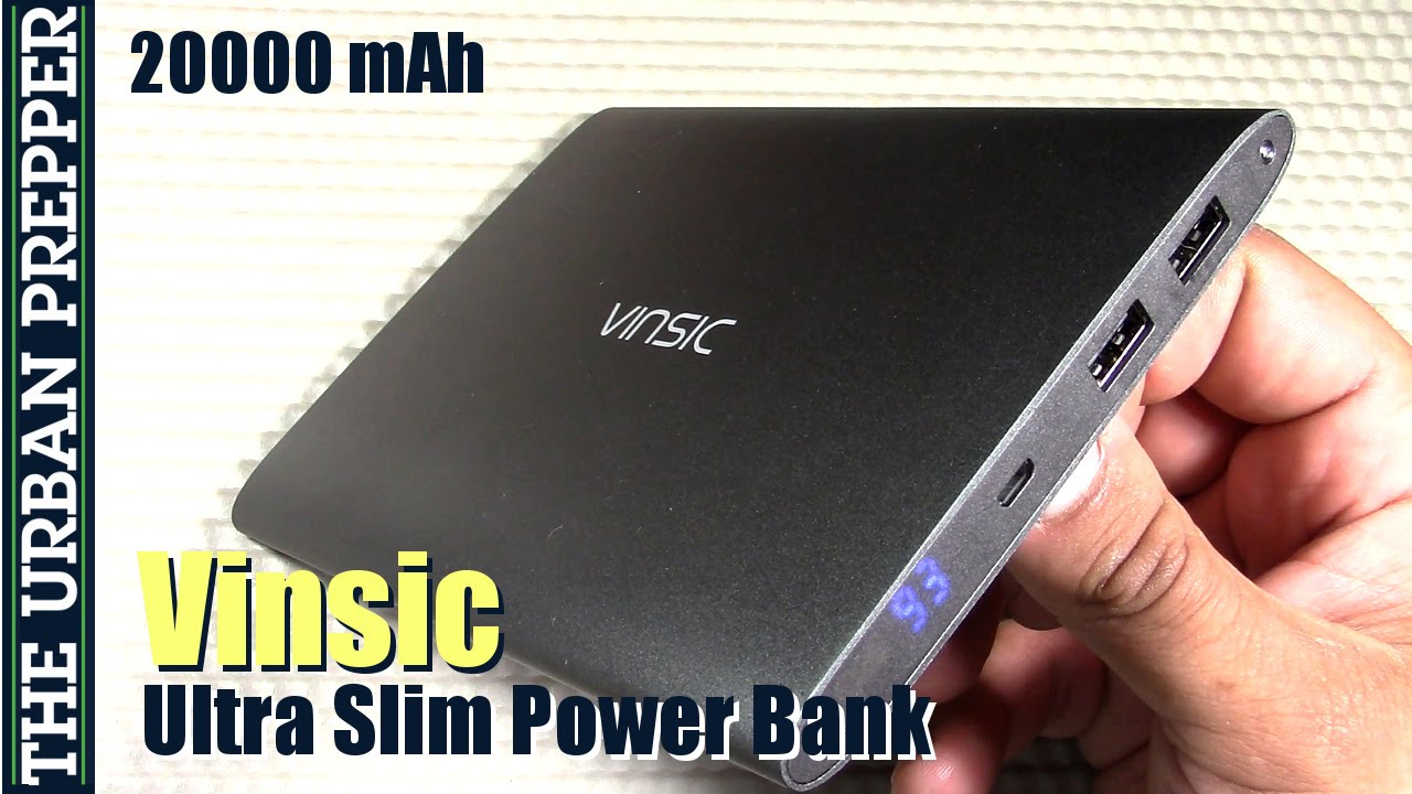 Reviewing the Vinsic 20000mAh ultra-slim power bank