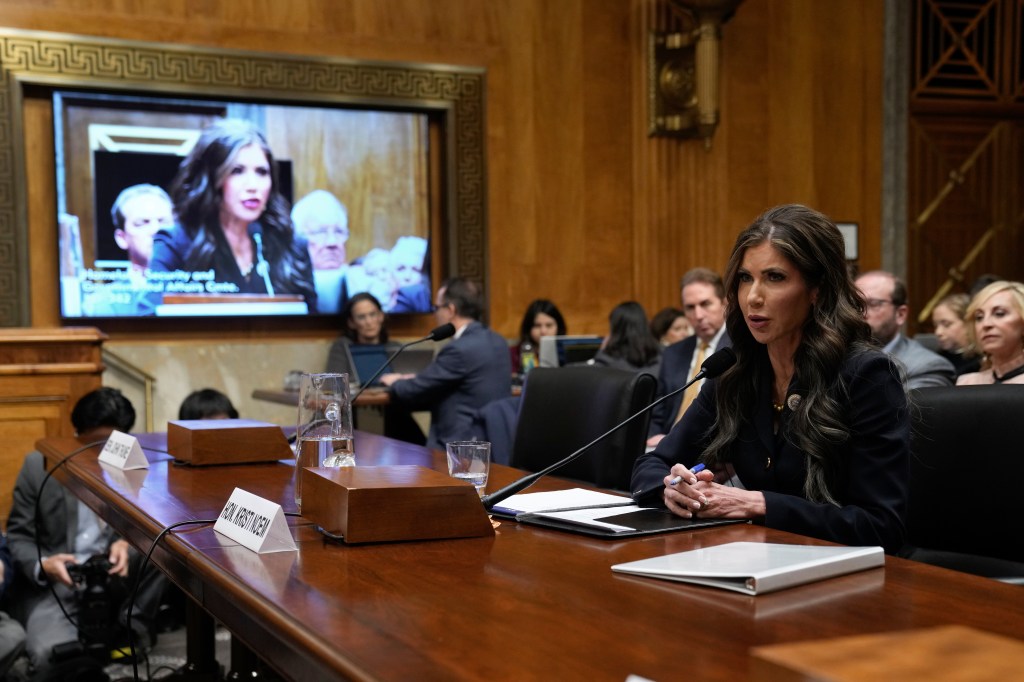Kristi Noem confirmed as Trump’s homeland security secretary