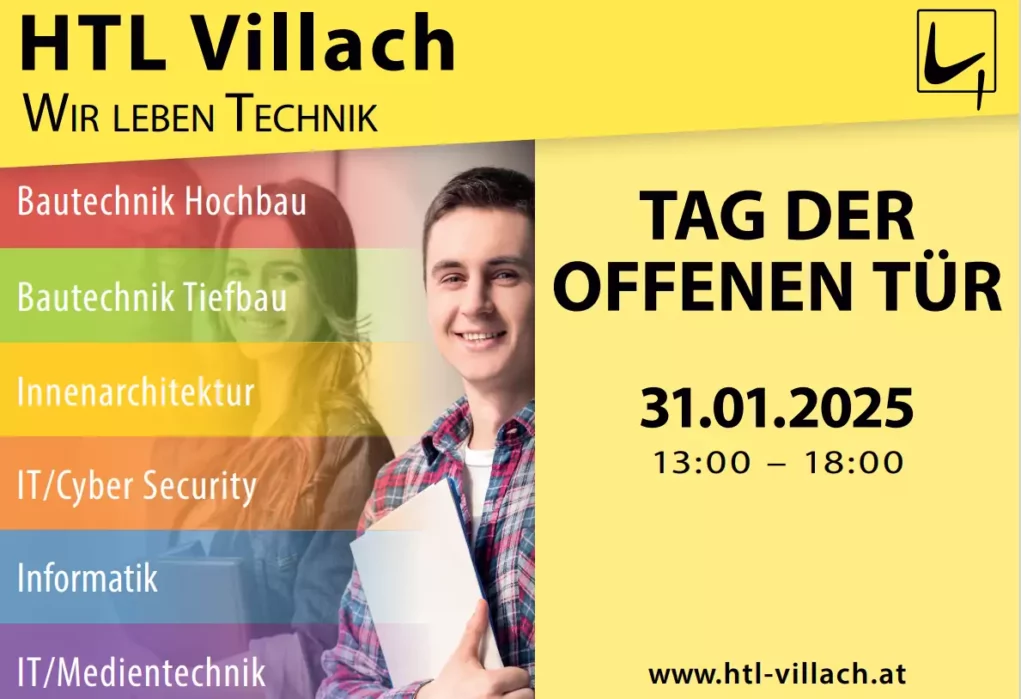 Du lebst Technik? Dann komm zum Tag der offenen Tür der HTL Villach!