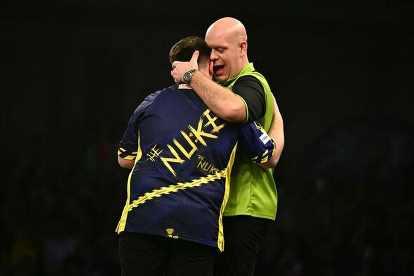Luke Littler new girlfriend claim as Michael van Gerwen drops hint at ...