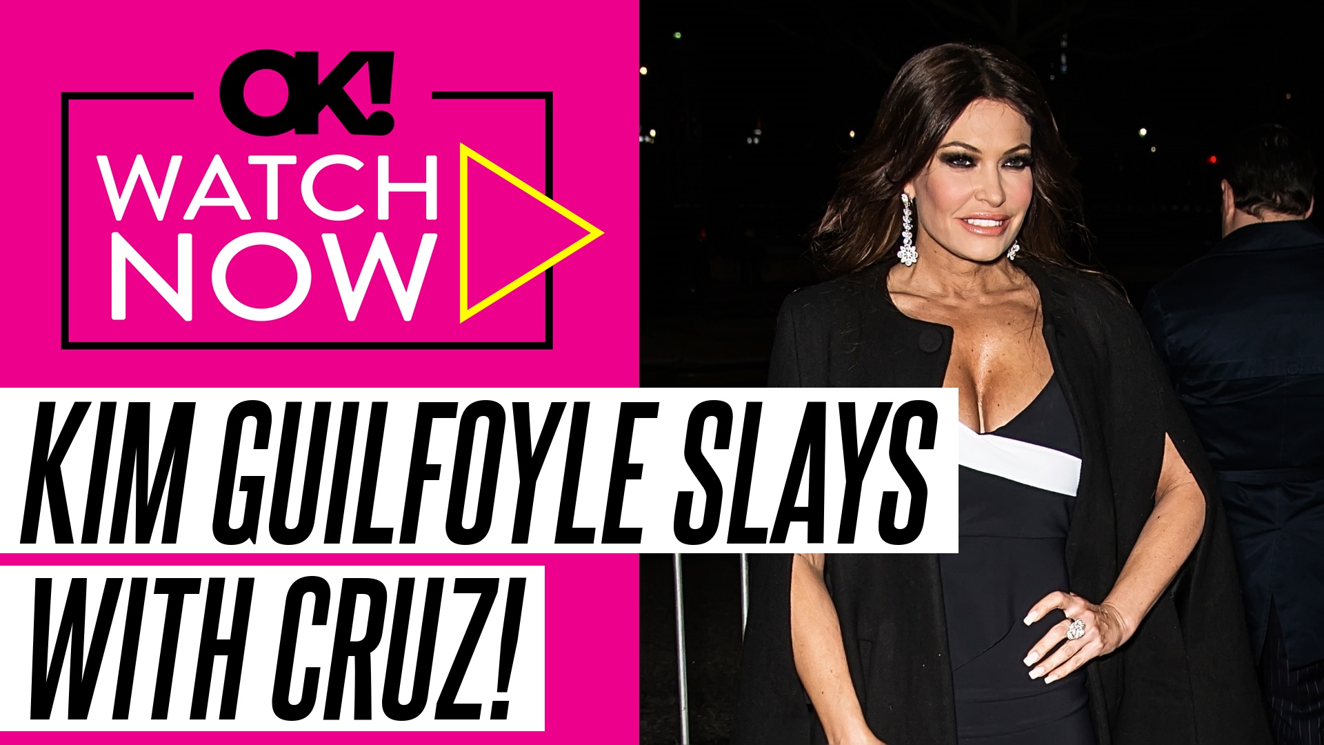 Kimberly Guilfoyle Rocks Tight Floral Print Dress Alongside Ted Cruz ...