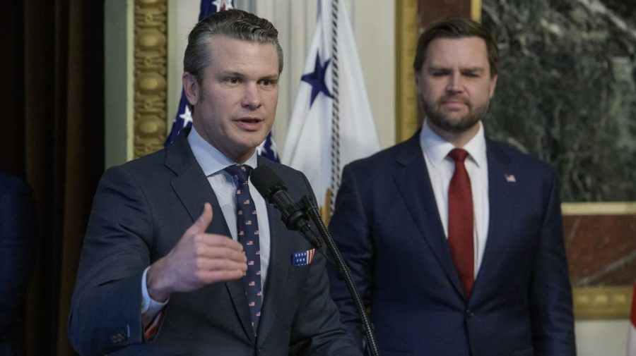 Hegseth outlines priorities after being sworn in to lead Pentagon
