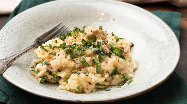 Lemon Chicken Oven Risotto Recipe