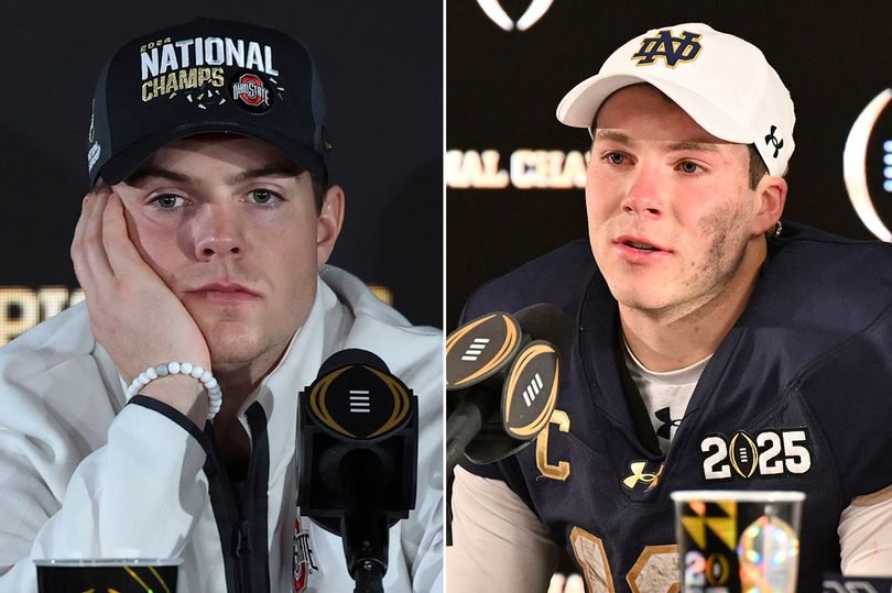 Riley Leonard and Will Howard have dramatically different NFL Draft ...