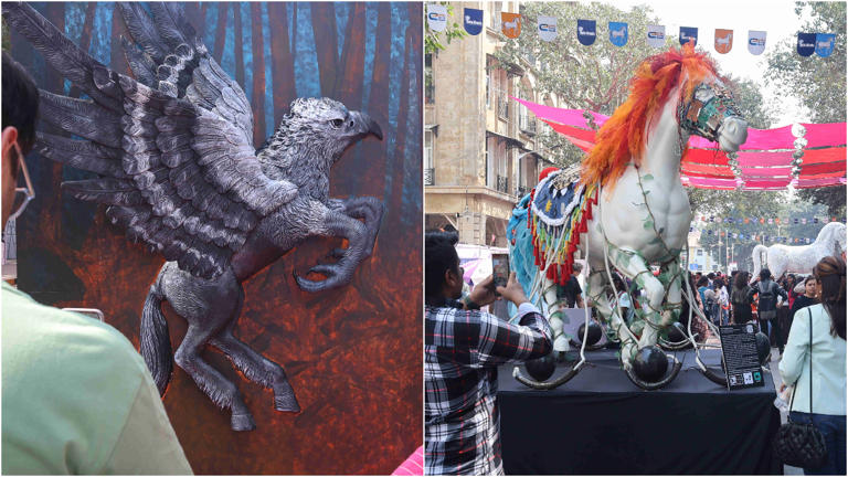 Kala Ghoda Arts Festival 2025: Horse-Themed Art Installations Draw ...