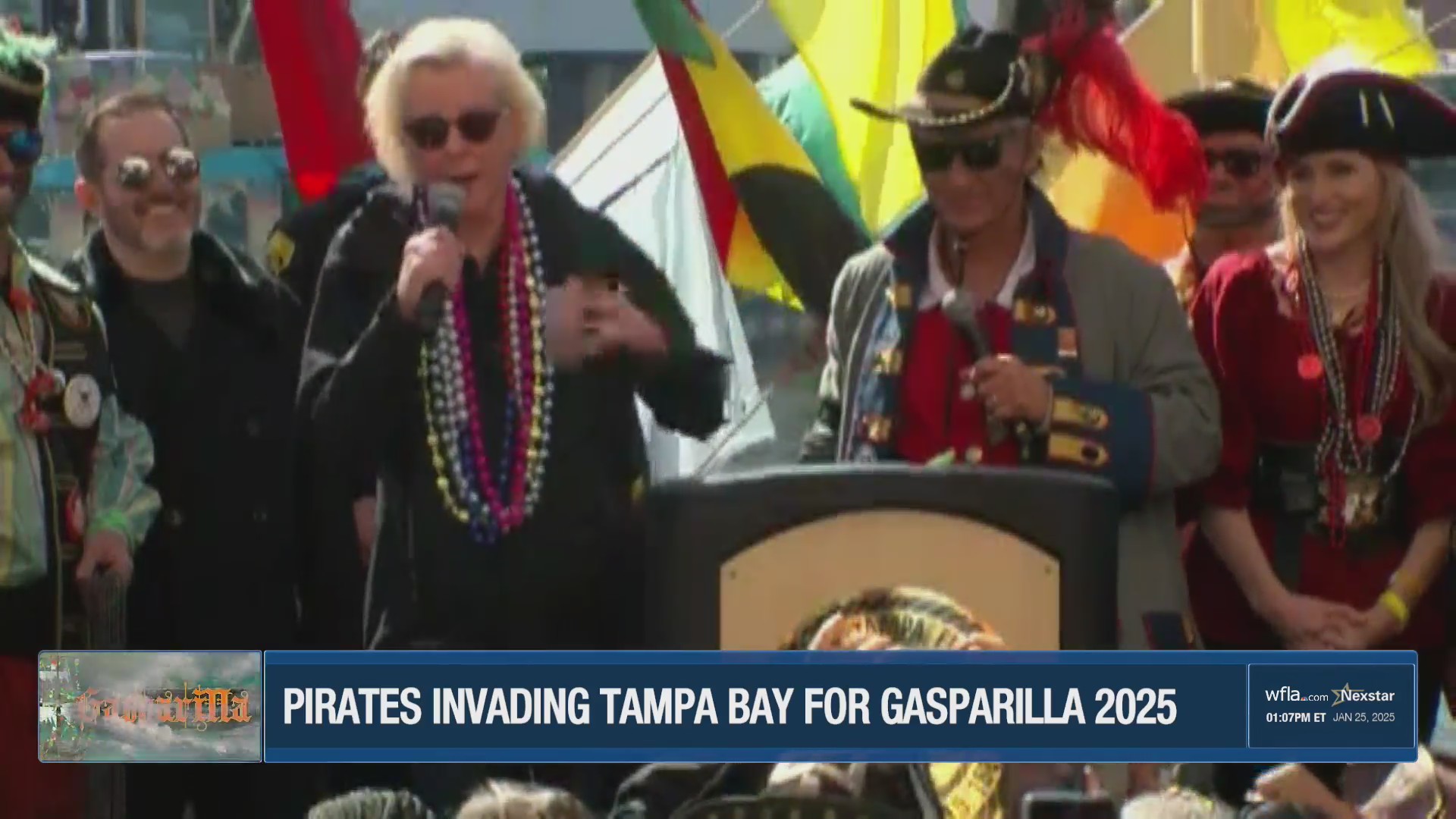 Gasparilla 2025: Tampa Mayor Jane Castor hands key to the city to ...