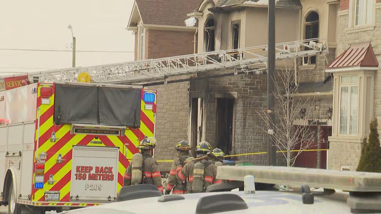 Elderly man dead after three-alarm house fire in Brampton, fire chief says