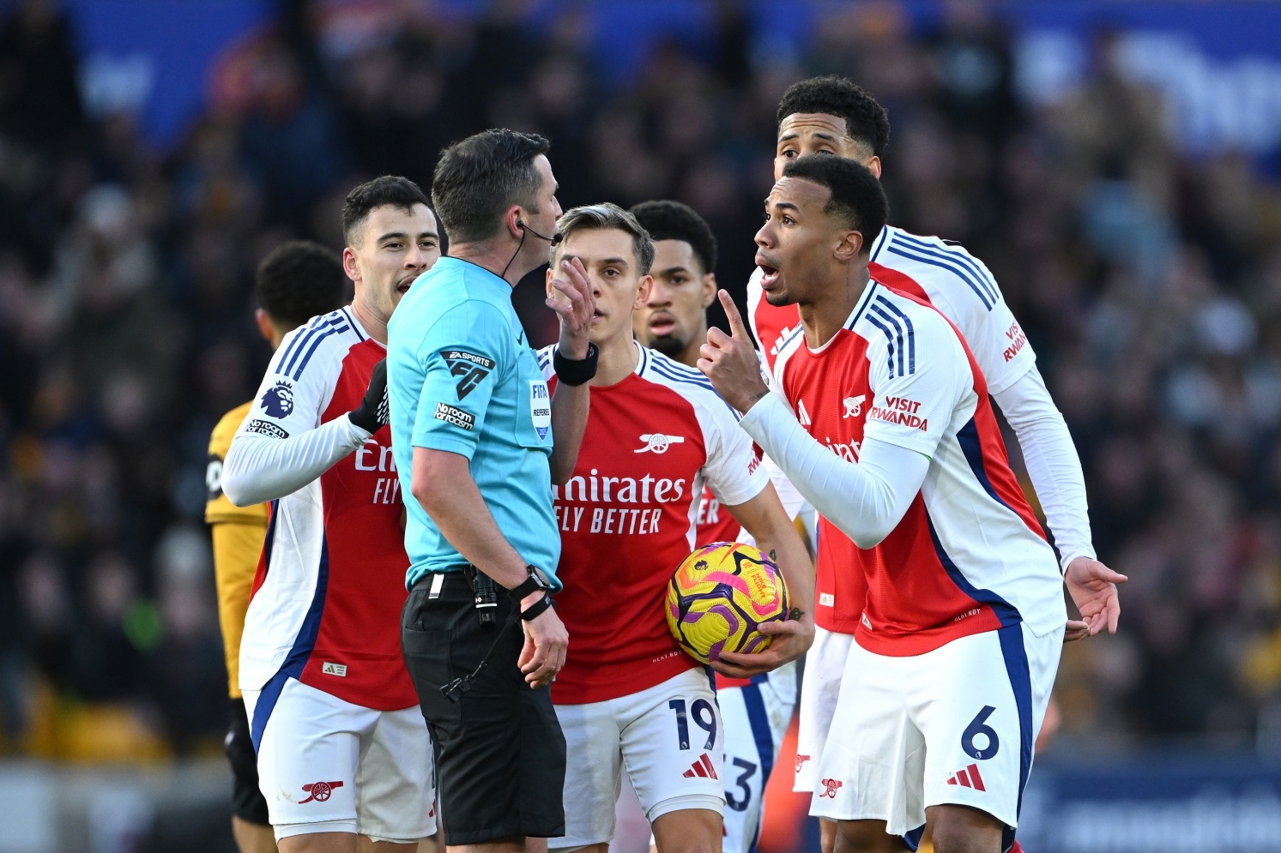 New angle shows why Arsenal defender Miles Lewis-Skelly was sent off vs ...