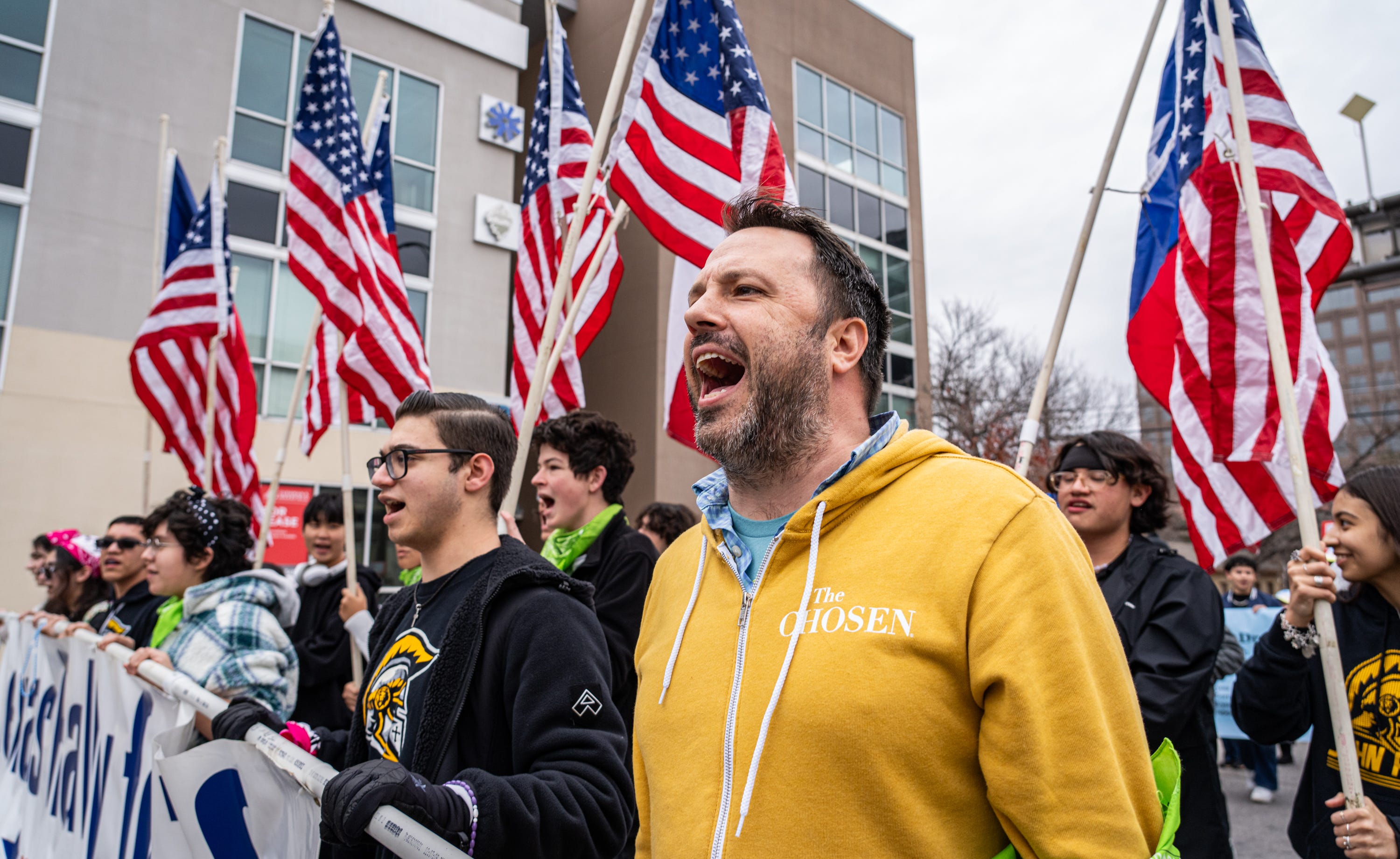 Sen. Cornyn, state Rep. Troxclair address thousands at Texas Rally for ...