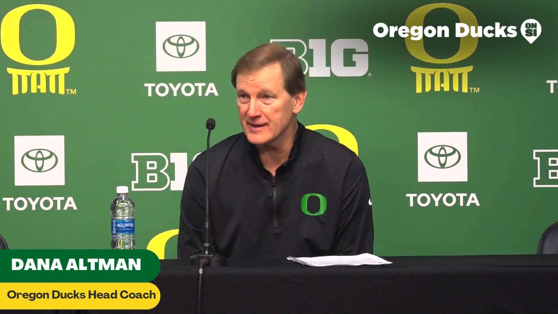 Oregon Ducks Coach Dana Altman on His Team: "They Don't Panic"