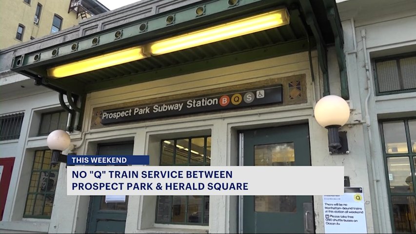MTA: Track replacement temporarily suspends Q train