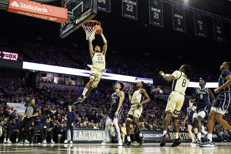 Flagg, No. 2 Duke push past Wake Forest 63-56 to stay unbeaten in ACC