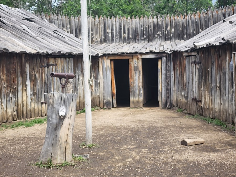 Enjoy a winter hike at Fort Mandan State Historic Site