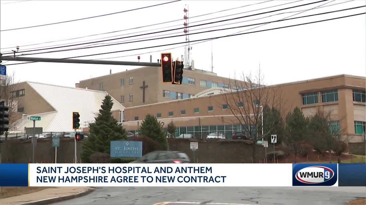 Anthem New Hampshire, St. Joseph Hospital in Nashua agree on new contract