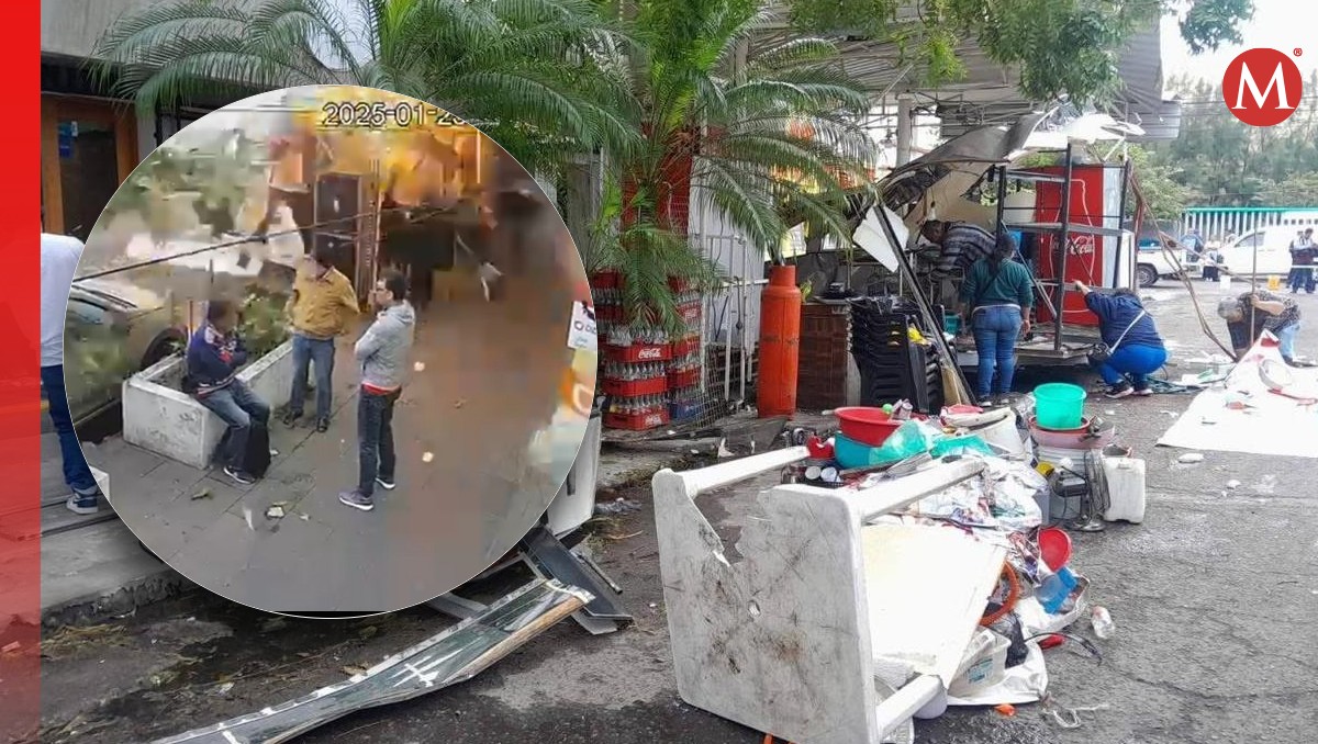 Fuga de gas provoca explosión en puesto de comida cerca de clínica del ...