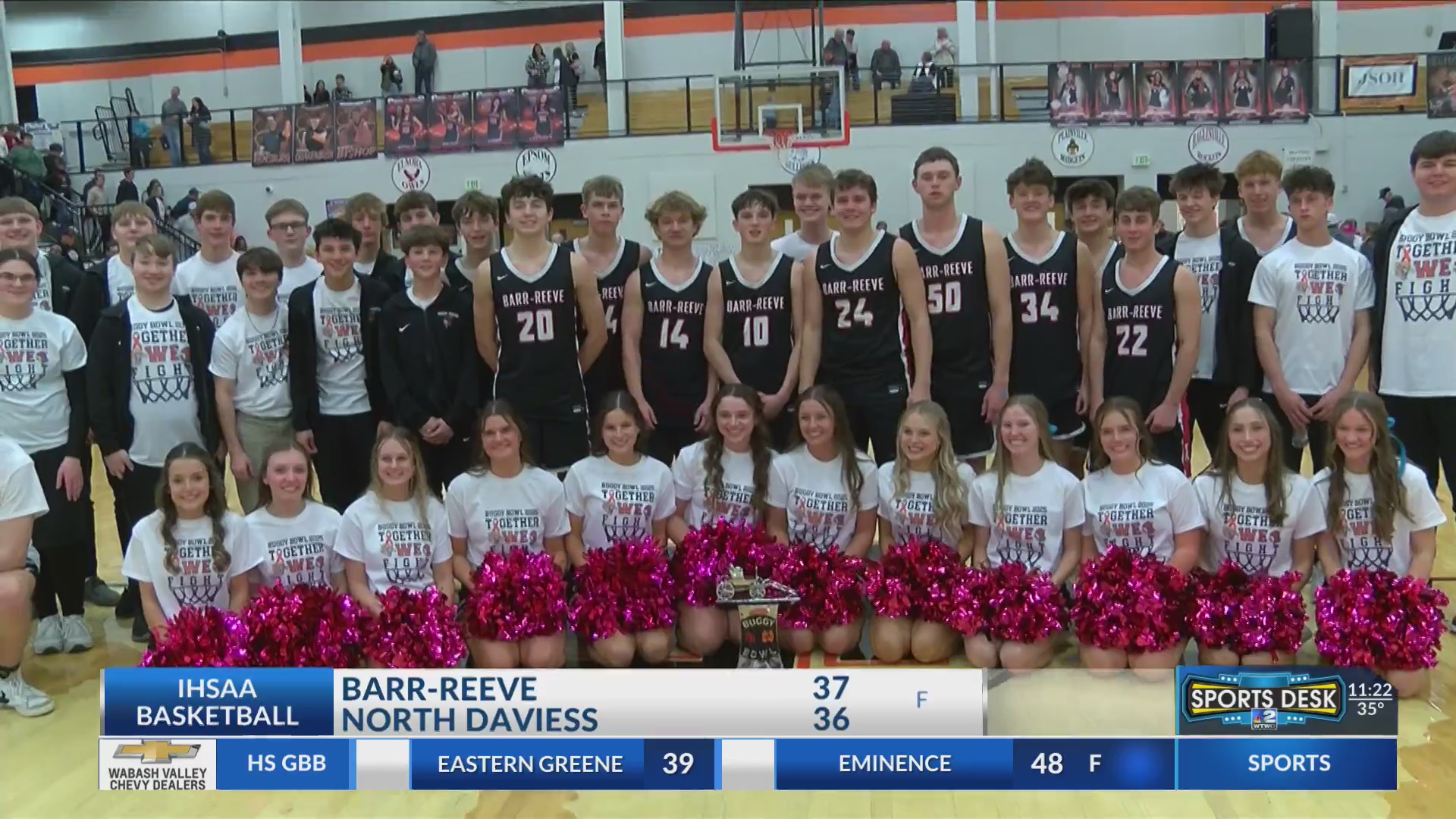 Barr-Reeve wins Buggy Bowl