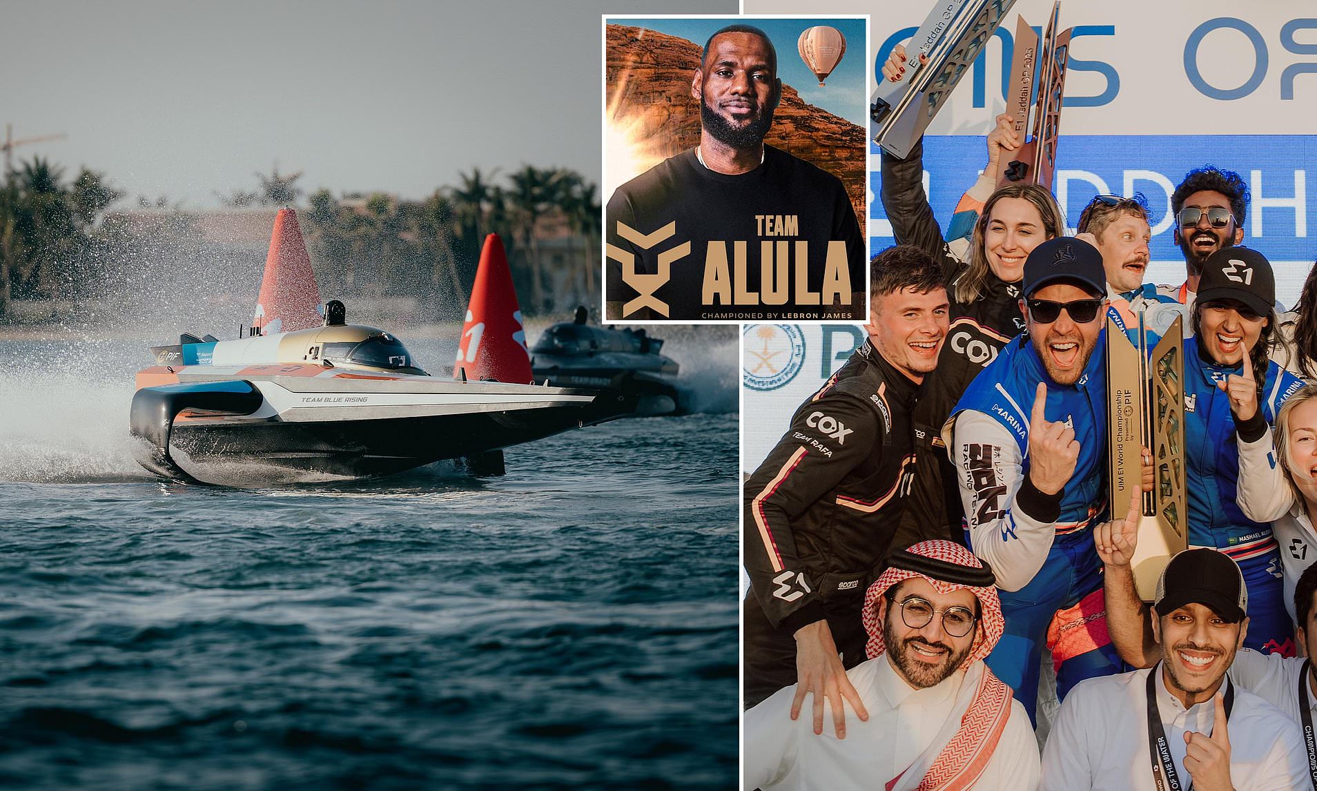 LeBron James and Tom Brady beaten in E1 season opener... as Steve Aoki ...