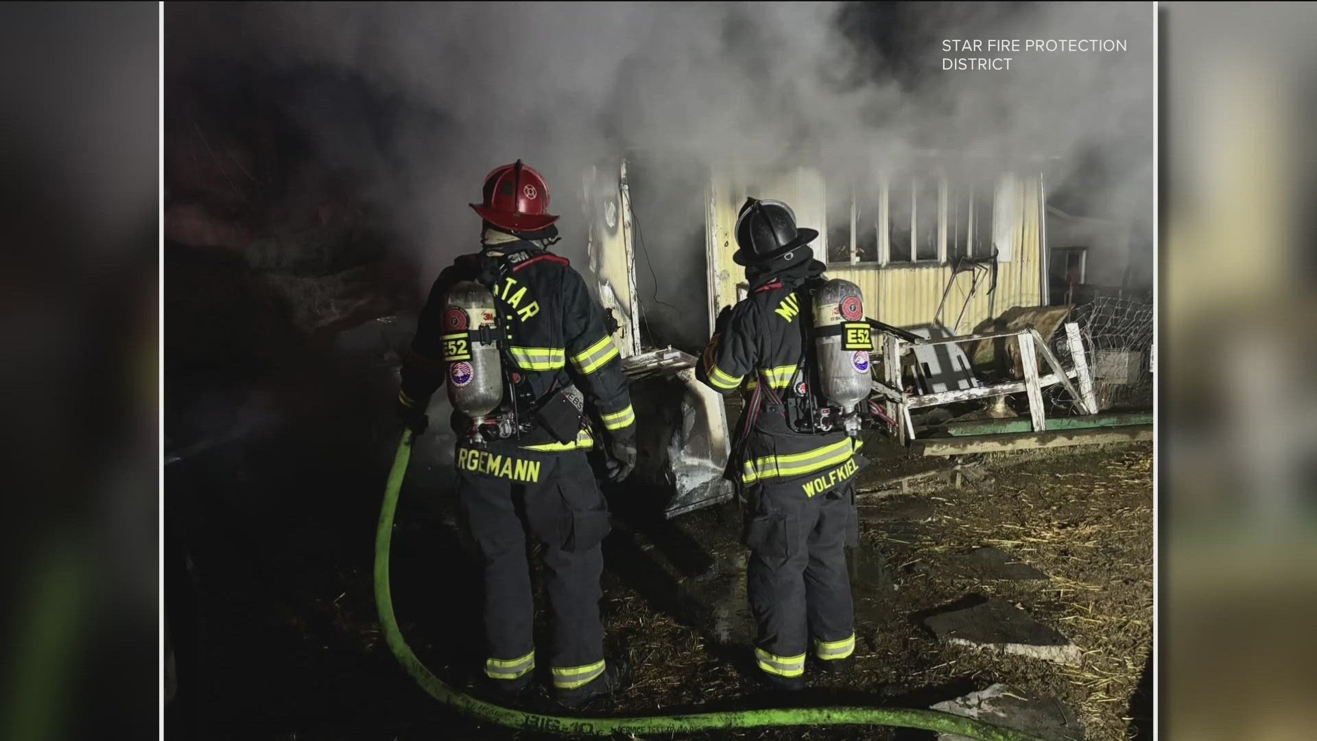 Middleton mobile home fire