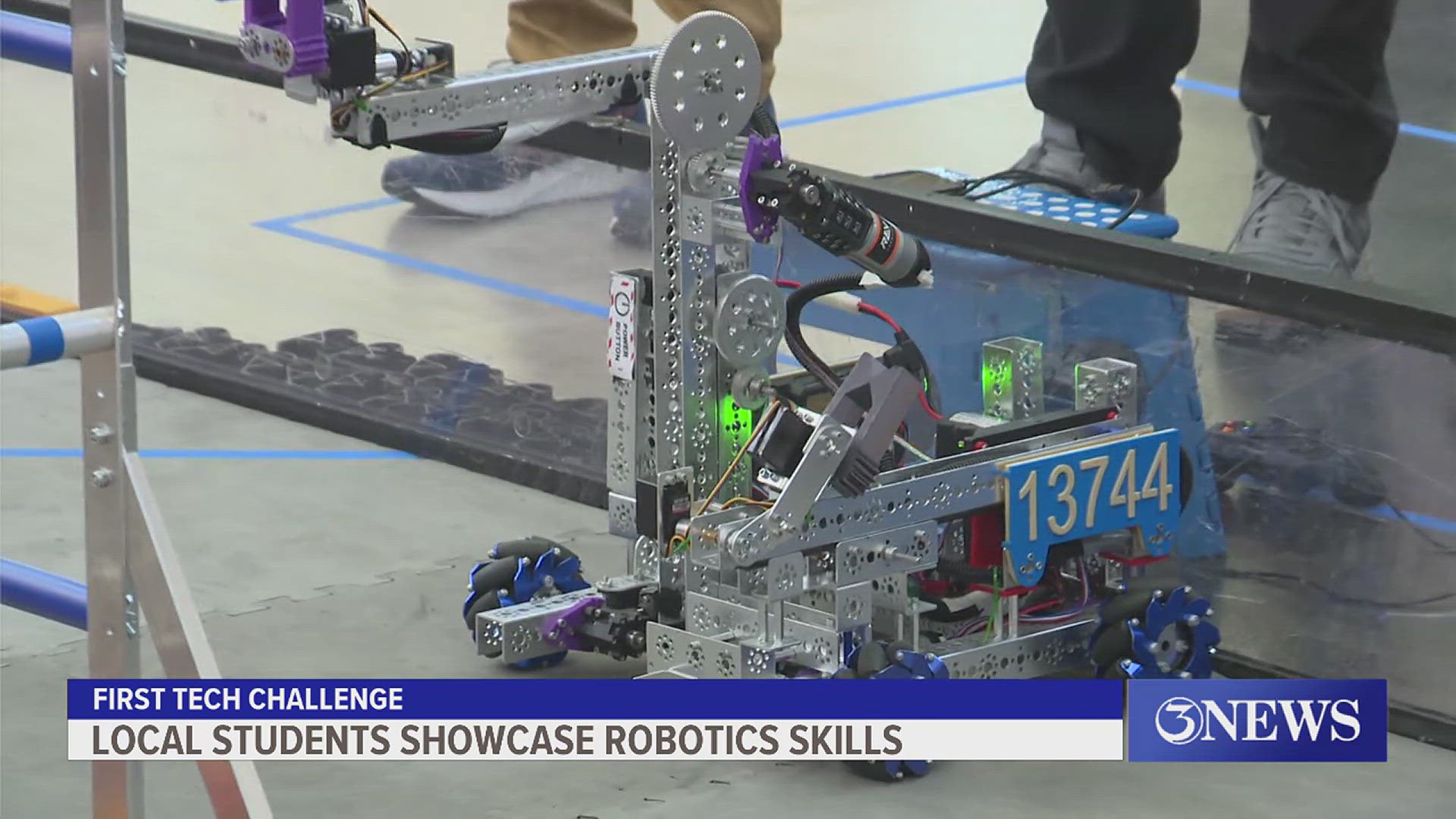 Local students showcase robotic skills