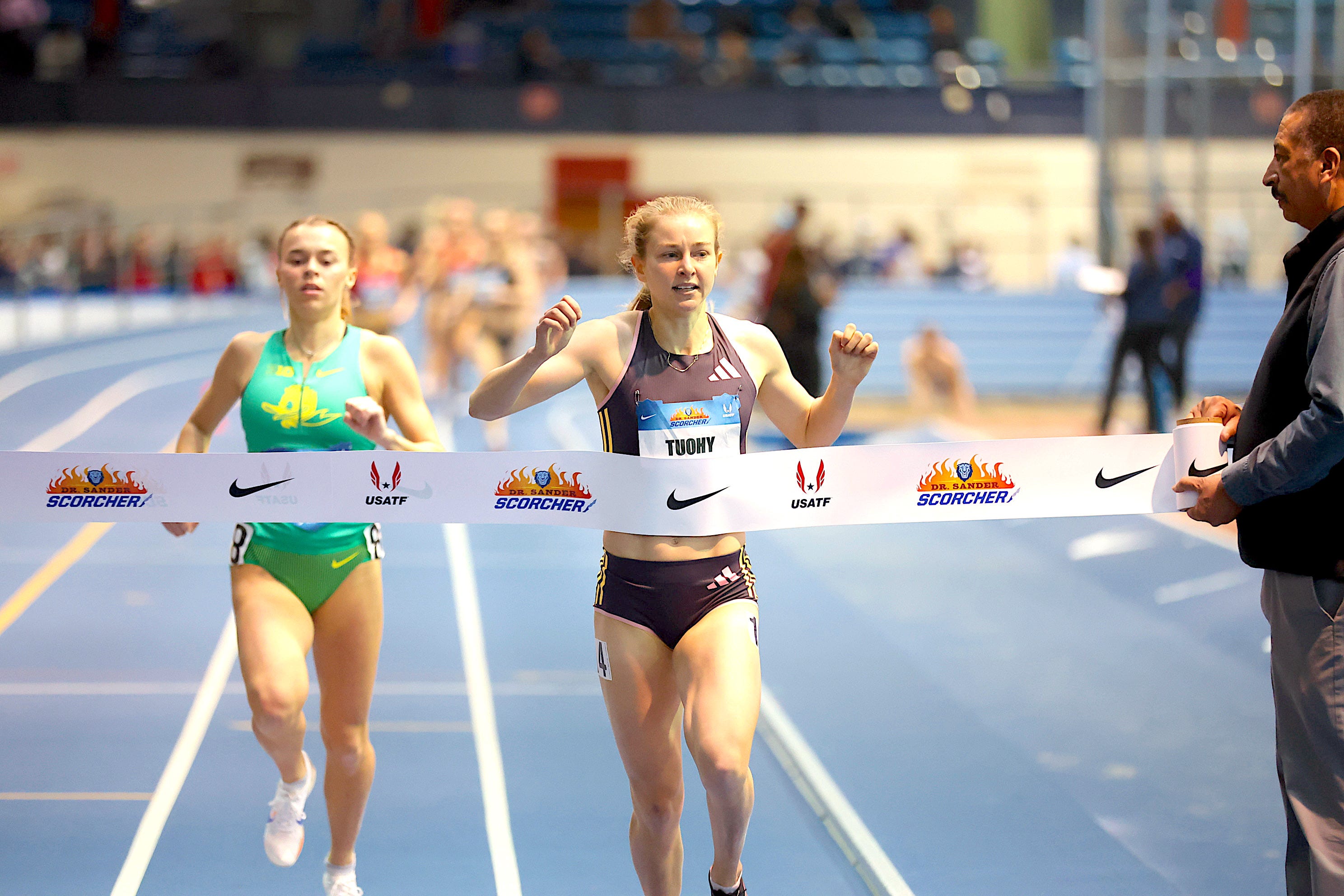 Katelyn Tuohy takes No. 1 in world in women's mile, winning at Dr ...