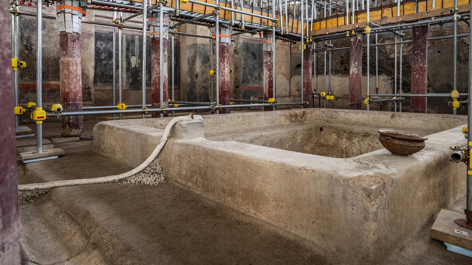 À Pompéi, les archéologues mettent au jour la plus grande station ...