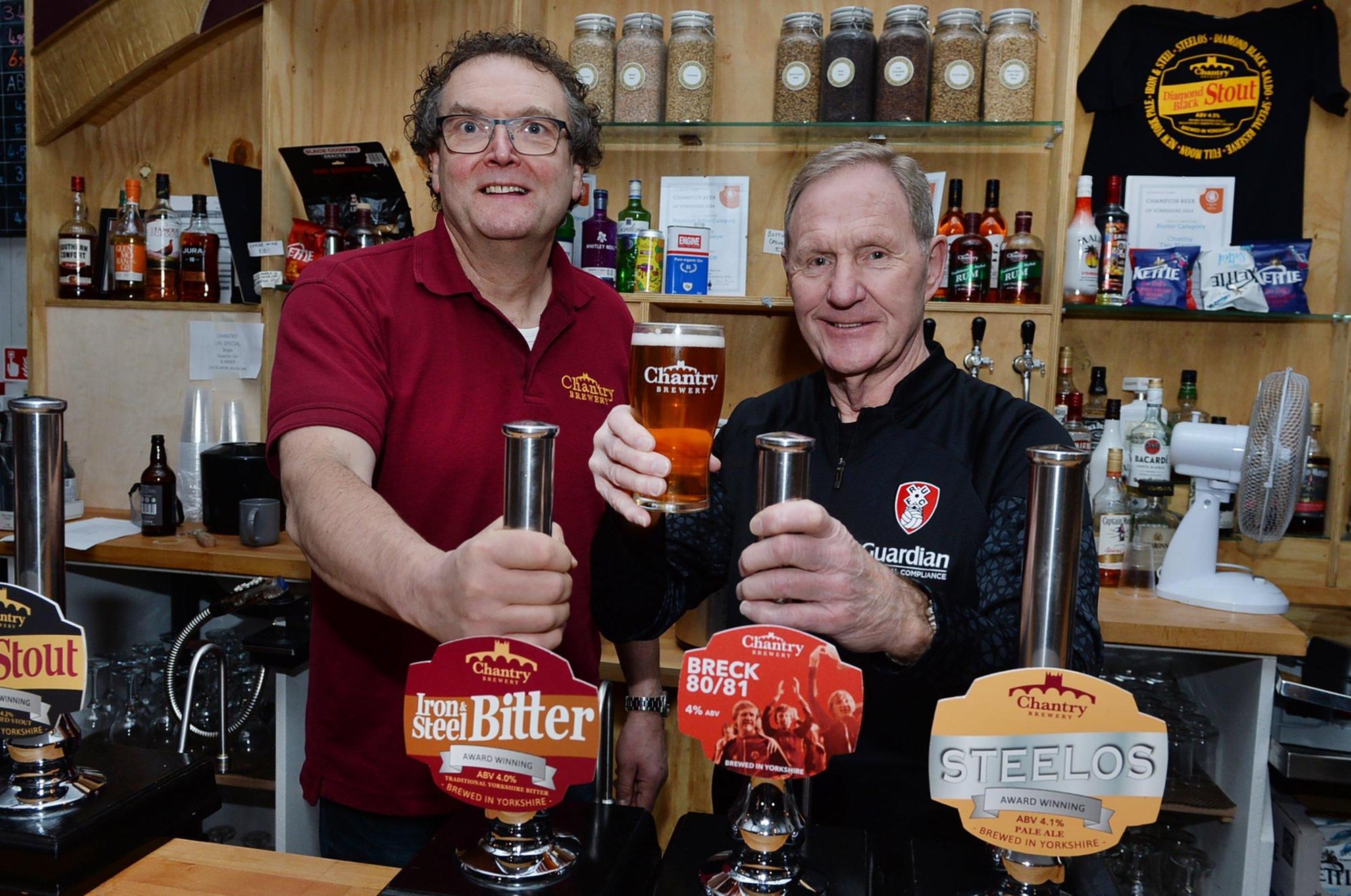 The beers are on me! John Breckin's match-night ale launch for ...