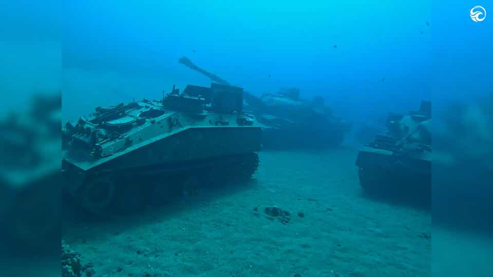 EXPLORING AN UNDERWATER MILITARY MUSEUM