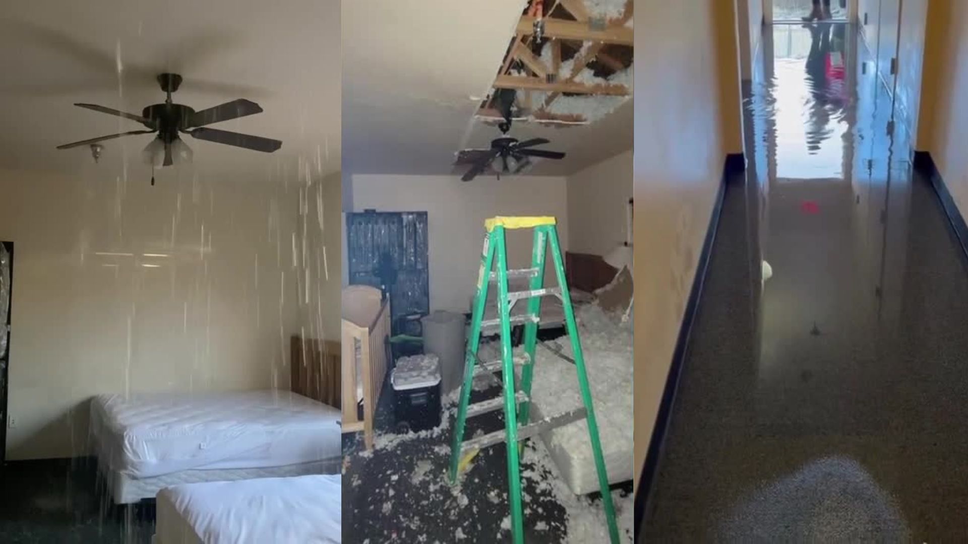 Flooding & damage from caved-in ceiling makes it difficult for Cedar ...