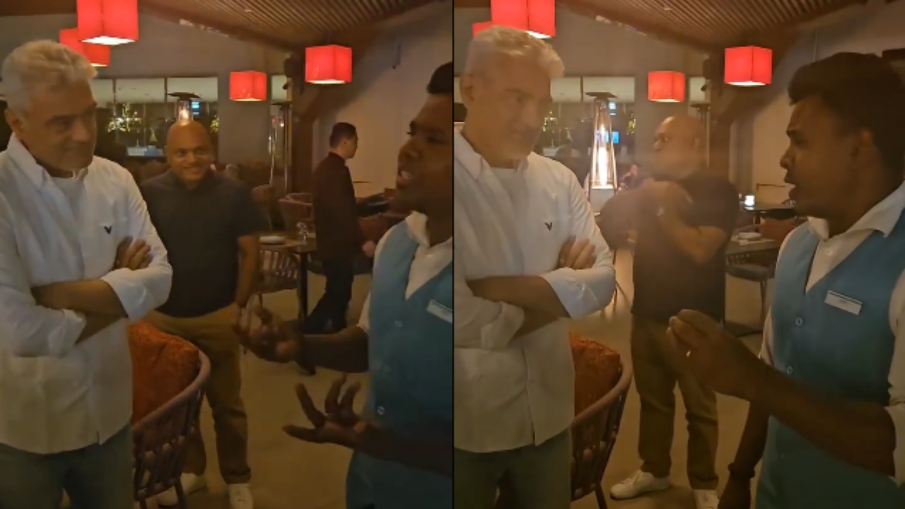 Fan leaves Ajith Kumar amused by singing title track of 'Kandukondain ... Fan leaves Ajith Kumar amused by singing title track of 'Kandukondain ...