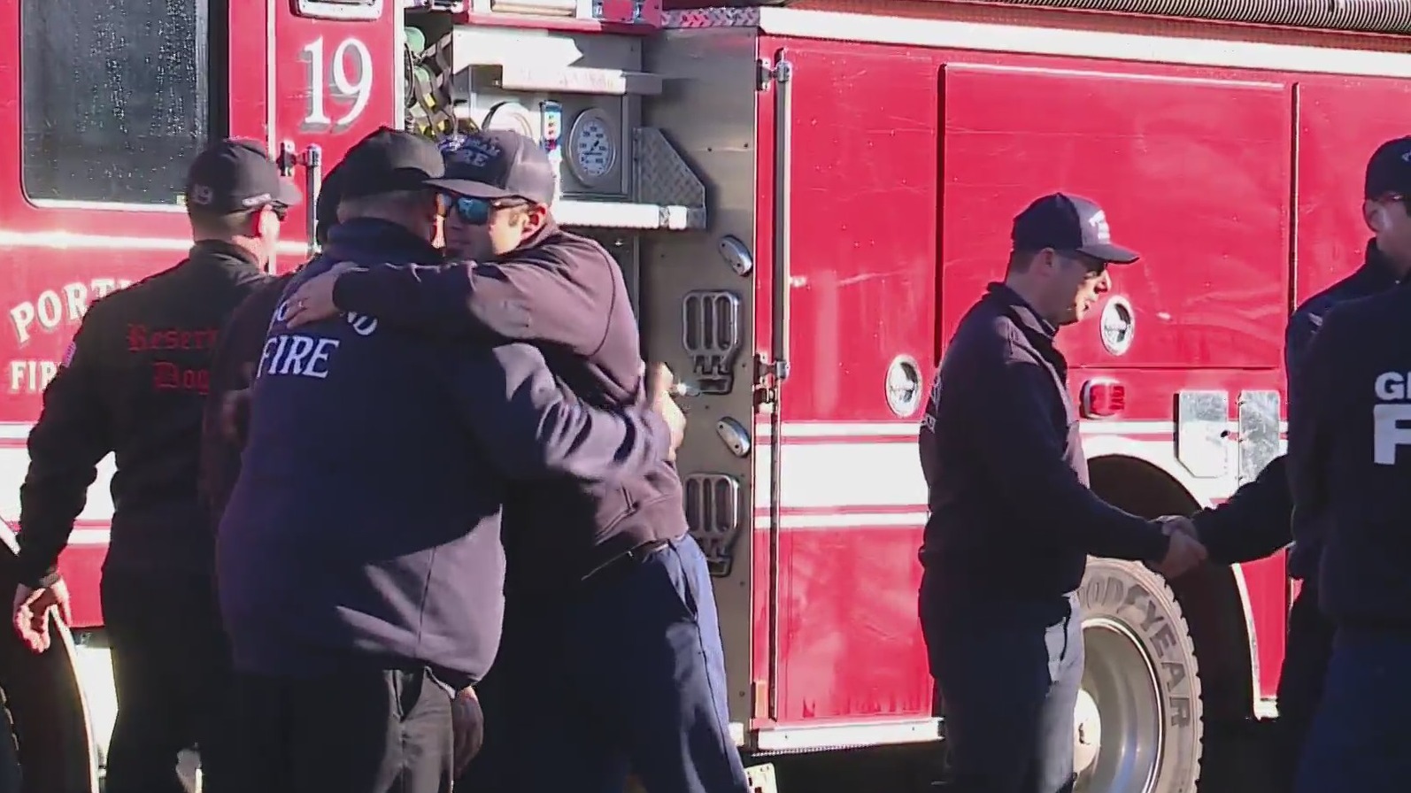 Oregon firefighters return from battling LA wildfires