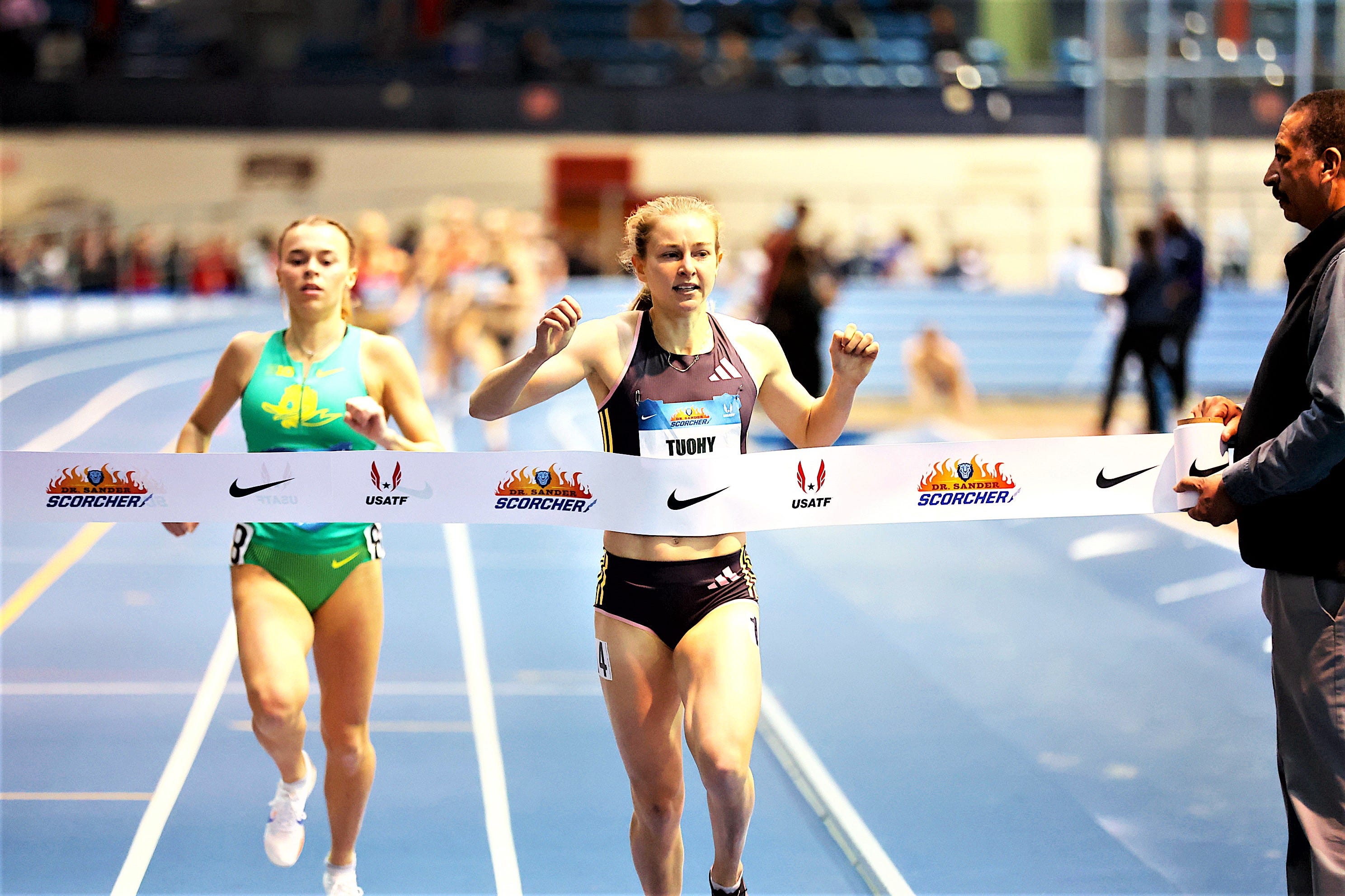 Katelyn Tuohy takes No. 1 in world in women's mile, winning at Dr ...