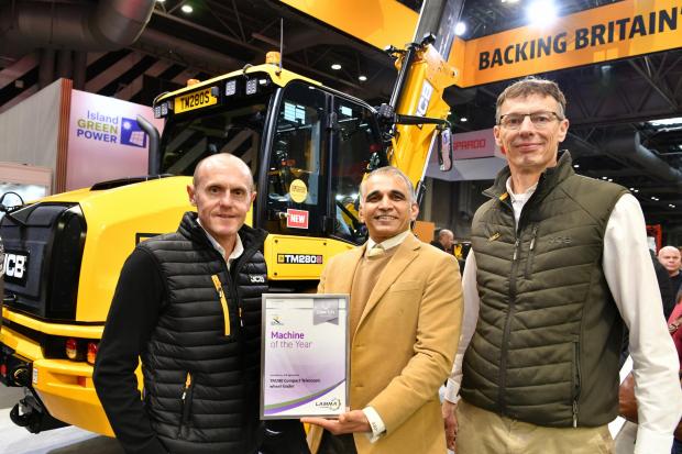 Wrexham JCB team play role in Machine of the Year award